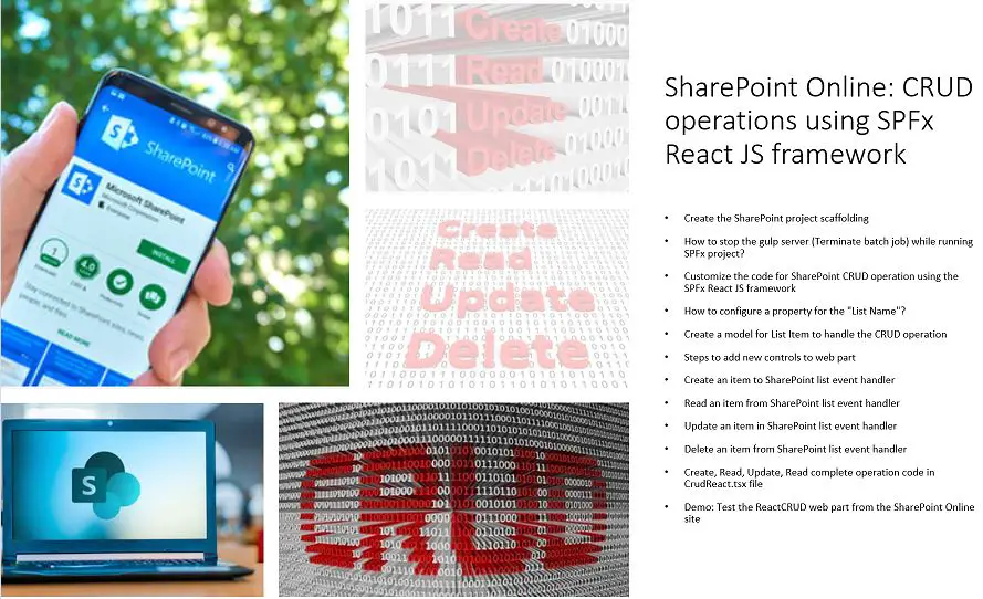 Crud Operation In Sharepoint Online List Using Spfx Reactjs Framework Global Sharepoint Diary