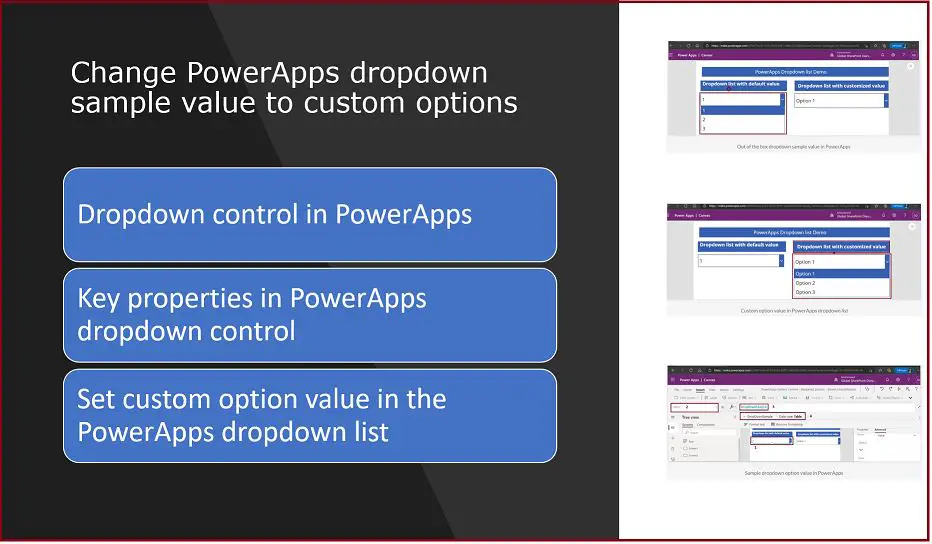 PowerApps dropdown Items value text Archives - Global SharePoint Diary